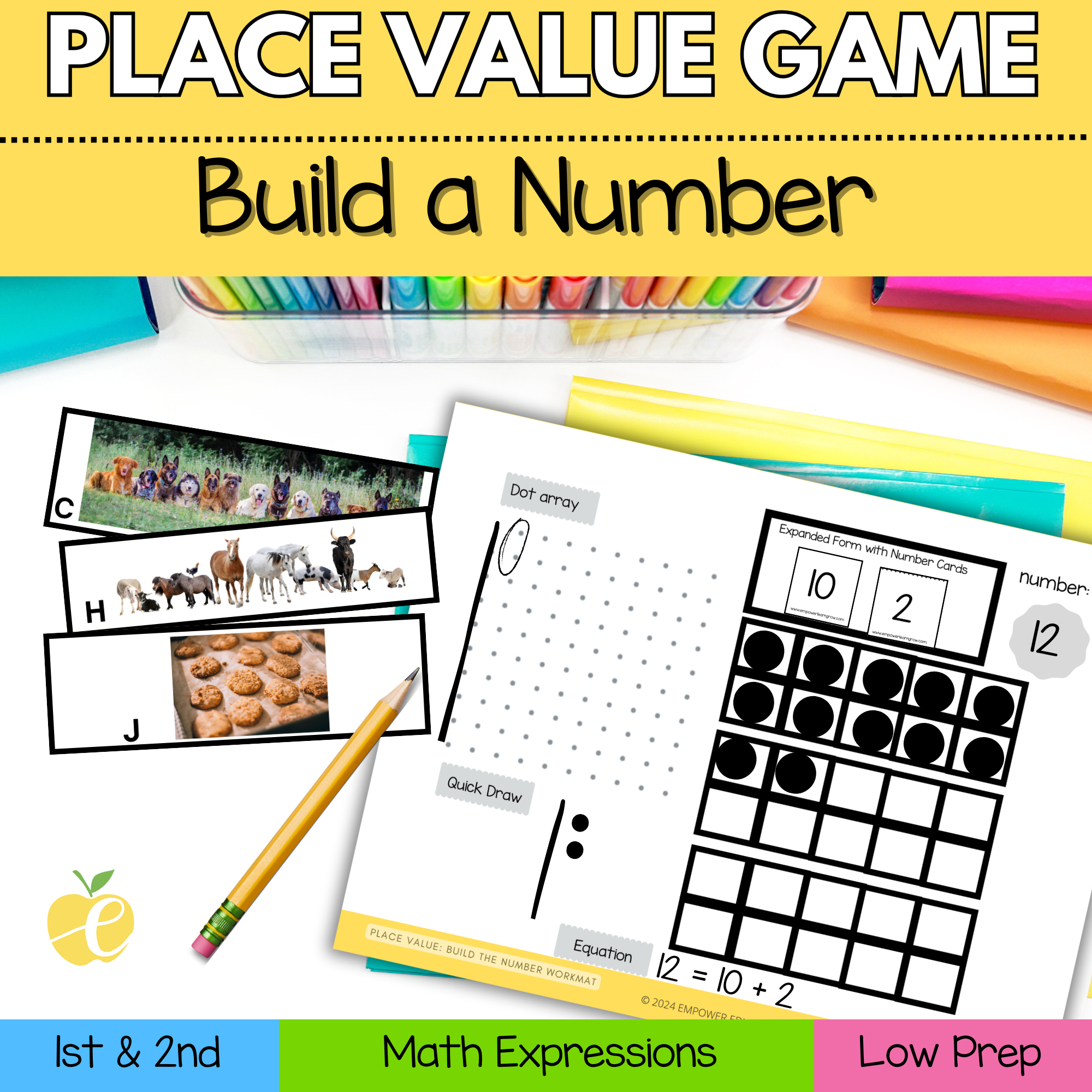 Build a Number: Place Value Games and Activities | Math Expressions Al ...